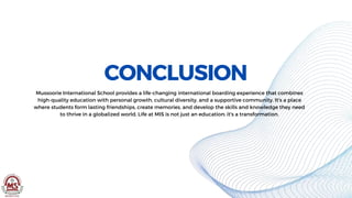 A Glimpse into Life at MIS International Boarding Experience in ...