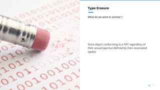 A glimpse into protocols with associated type and type erasure | PPT