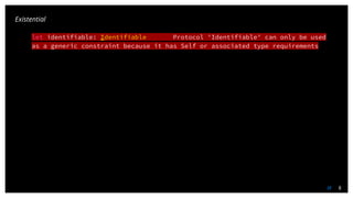 A glimpse into protocols with associated type and type erasure | PPT