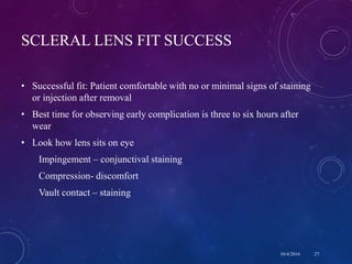 A glimpse through scleral contact lenses (PROSE) | PPT