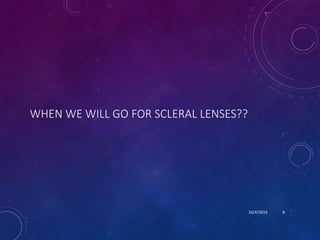 A glimpse through scleral contact lenses (PROSE) | PPT