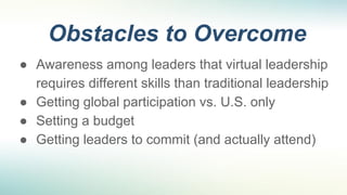 Building A Blueprint For Virtual Team Success: Lessons Learned From ...