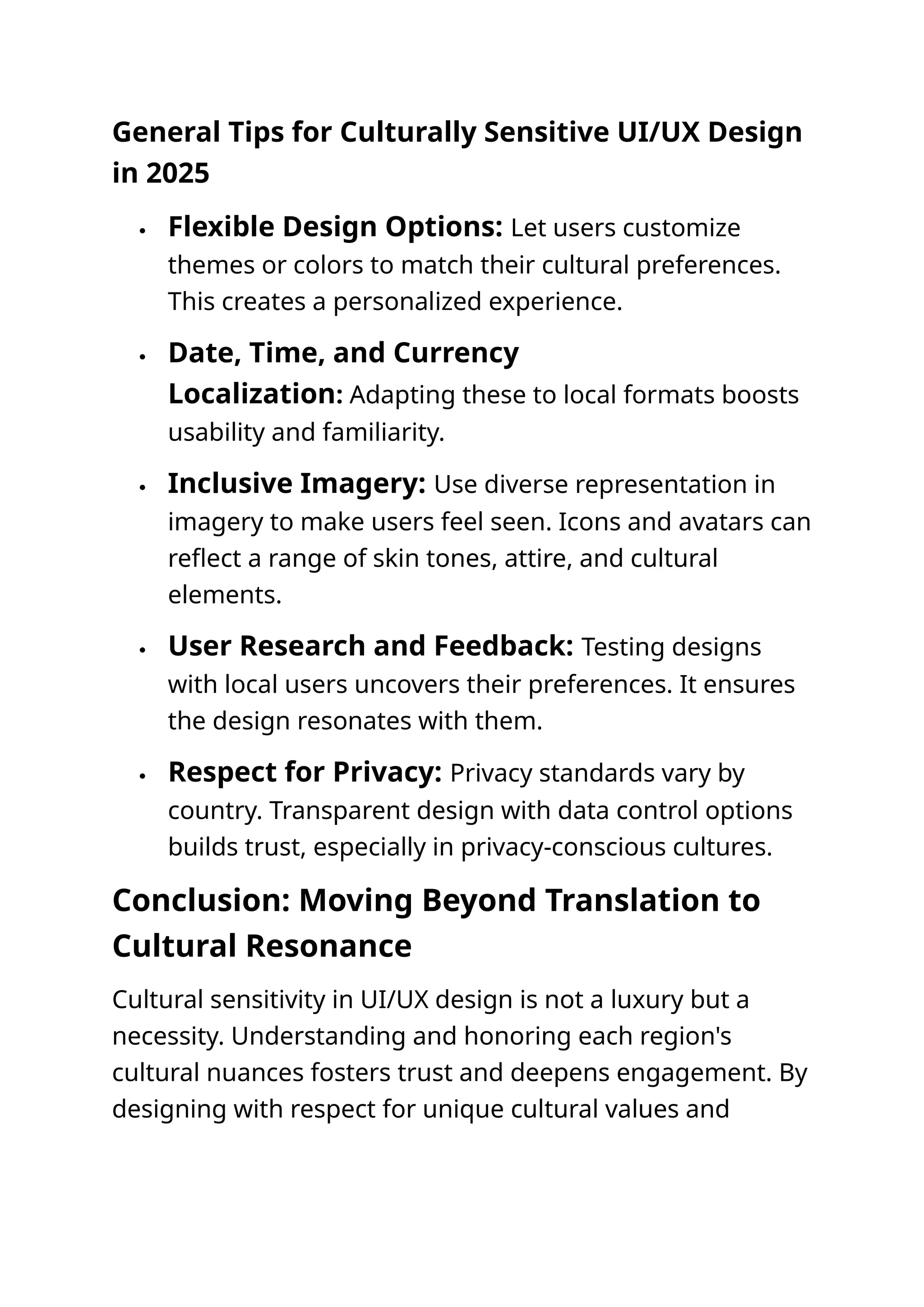 Cultural Sensitivity in UI/UX Design: A Global Perspective for 2025 | PDF