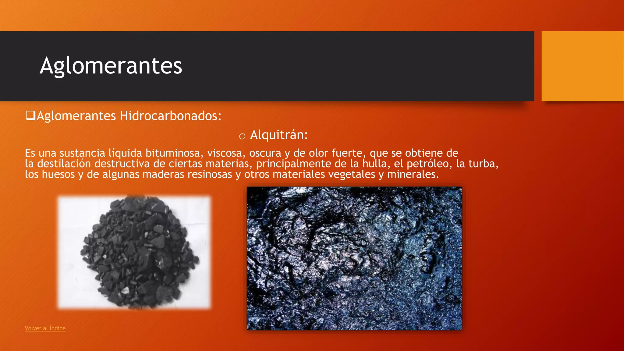 Aglomerados Exposición de Materiales | PPTX