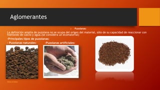 Aglomerados Exposición de Materiales | PPTX