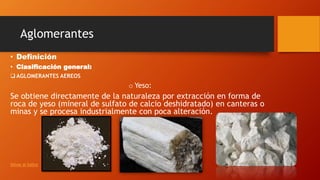 Aglomerados Exposición de Materiales | PPTX