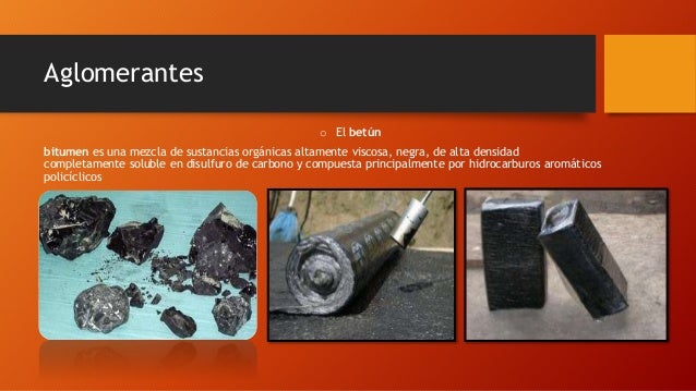 Aglomerados Exposición de Materiales