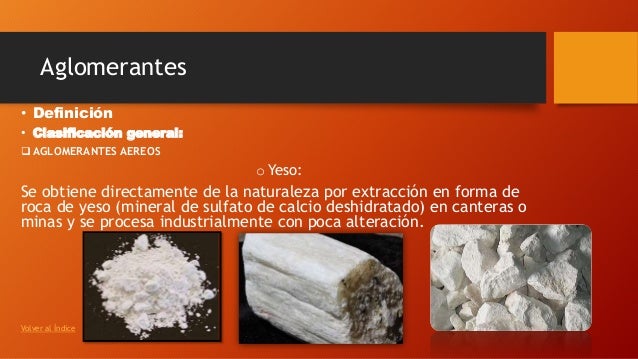 Aglomerados Exposición de Materiales
