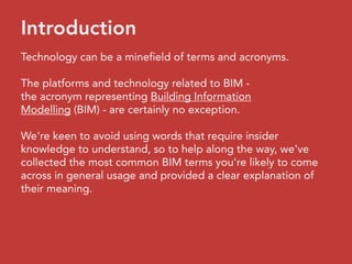 A glossary of BIM terminology | PDF