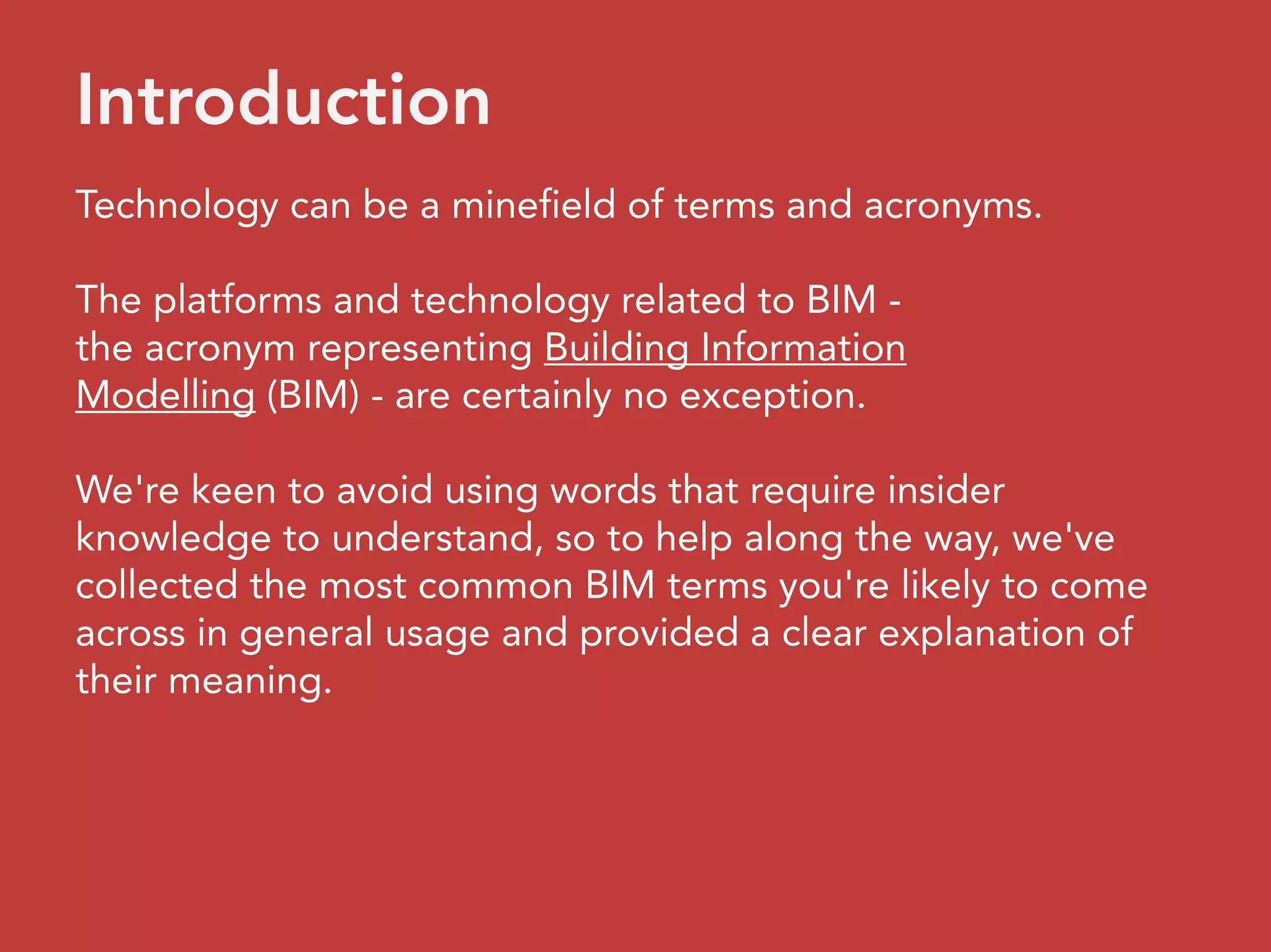 A glossary of BIM terminology | PPT