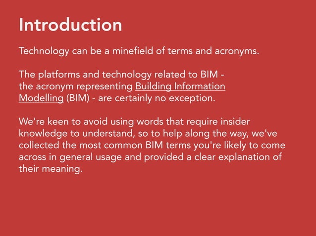 A glossary of BIM terminology | PPT