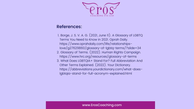 A Glossary of LGBTQIA + Terms You Need to Know | PPT