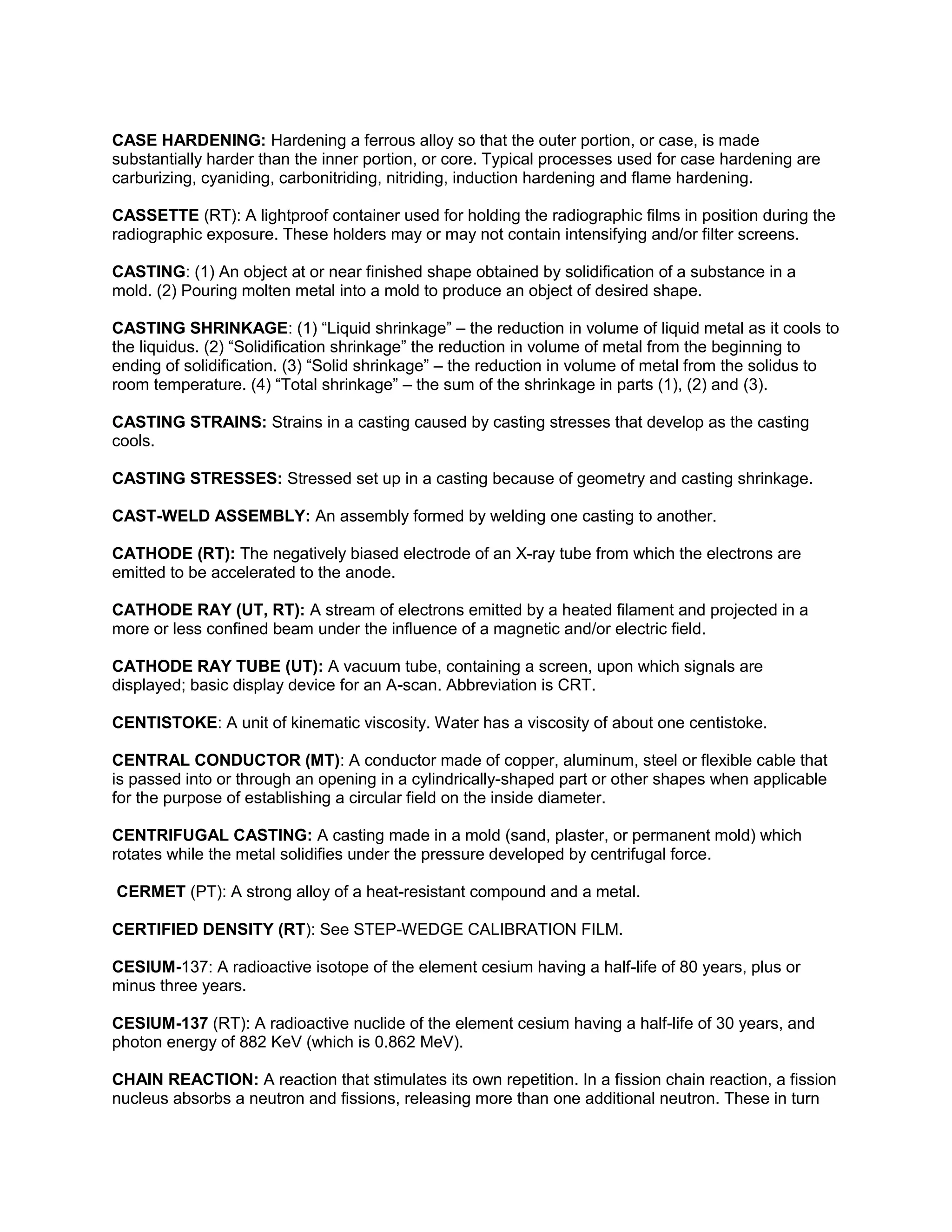 A glossary of nondestructive testing terminology | PDF