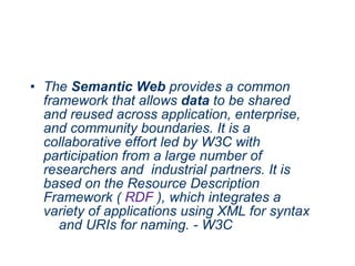 Introduction to the Semantic Web | PPT