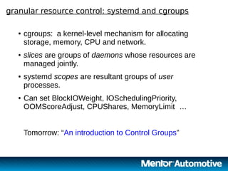 Automotive Grade Linux and systemd | PDF