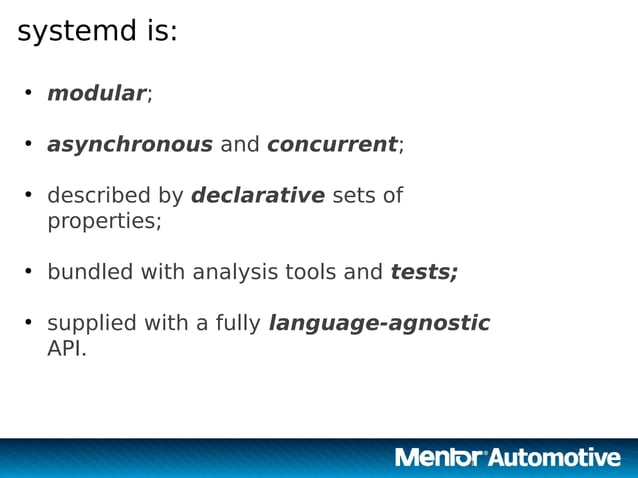 Automotive Grade Linux and systemd | PDF | Operating Systems | Computer Software and Applications