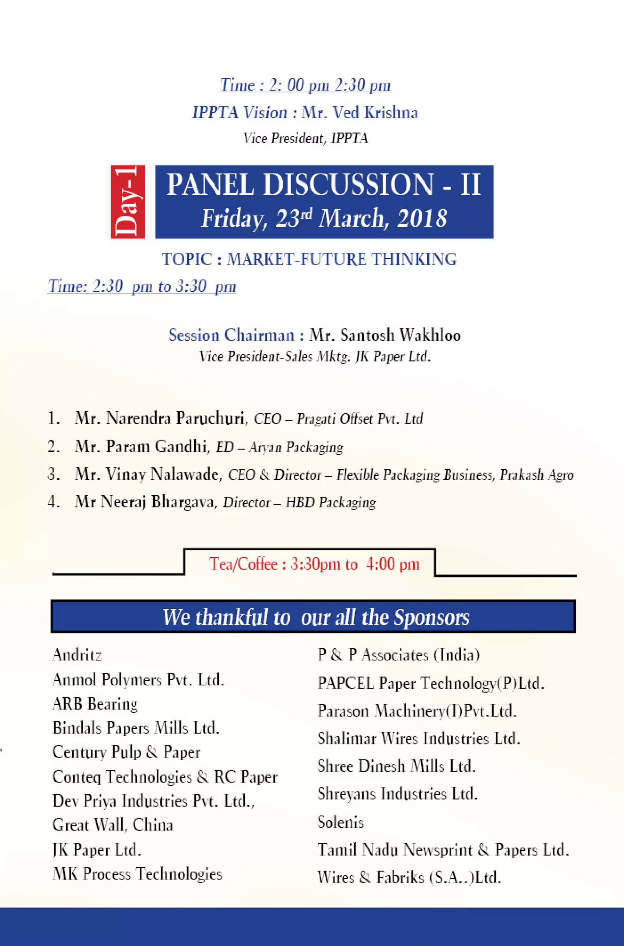 Detailed Programme of IPPTA Annual Seminar | PDF