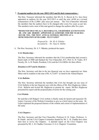 AGM 2012 | PDF