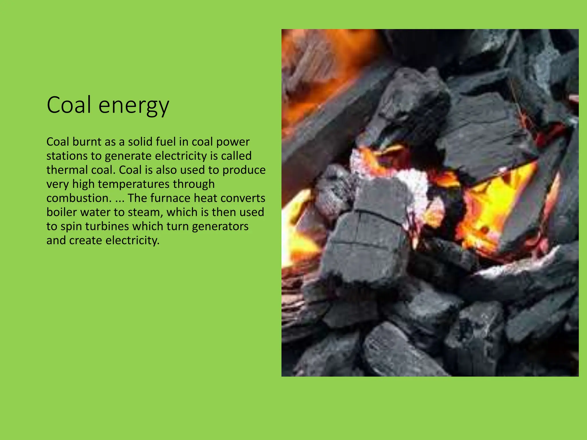 Energy resources Growing energy needs Renewable and non renewable ...