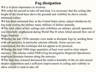 Modification of weather hazards: weather modification for agriculture ...