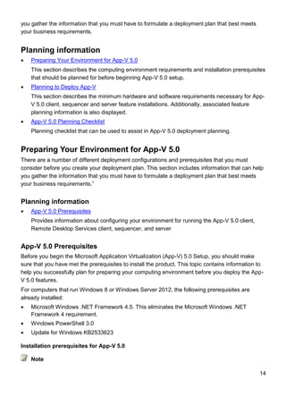 Agm application virtualization_(app-v)_5.0 | PDF