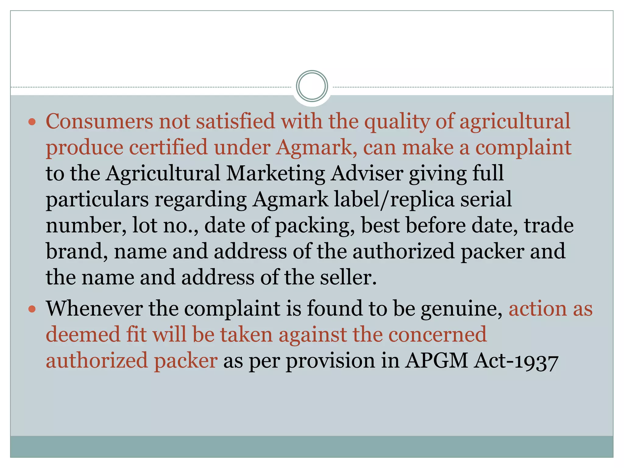 Agmark | PPTX