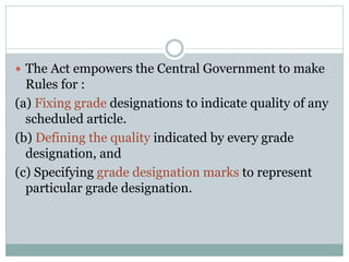 AGMARK-Agricultural Marketing-Indian Food Safety Standards | PDF