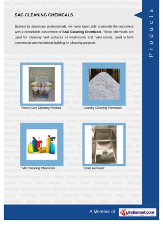 AGM Enterprises, Pune, SAC Cleaning Chemicals and Detergent Liquid ...