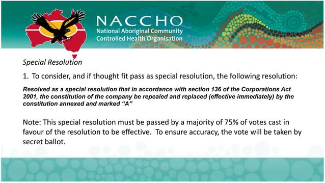 NACCHO 2018 National Conference – AGM Agenda | PPTX