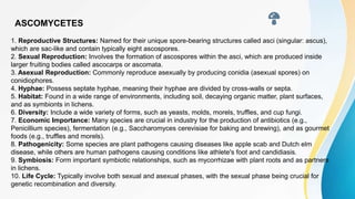 kingdom fungi and its classification & character | PPT