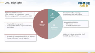 AGM Presentation Probe June 11 Final.pdf | Commodities | Economy