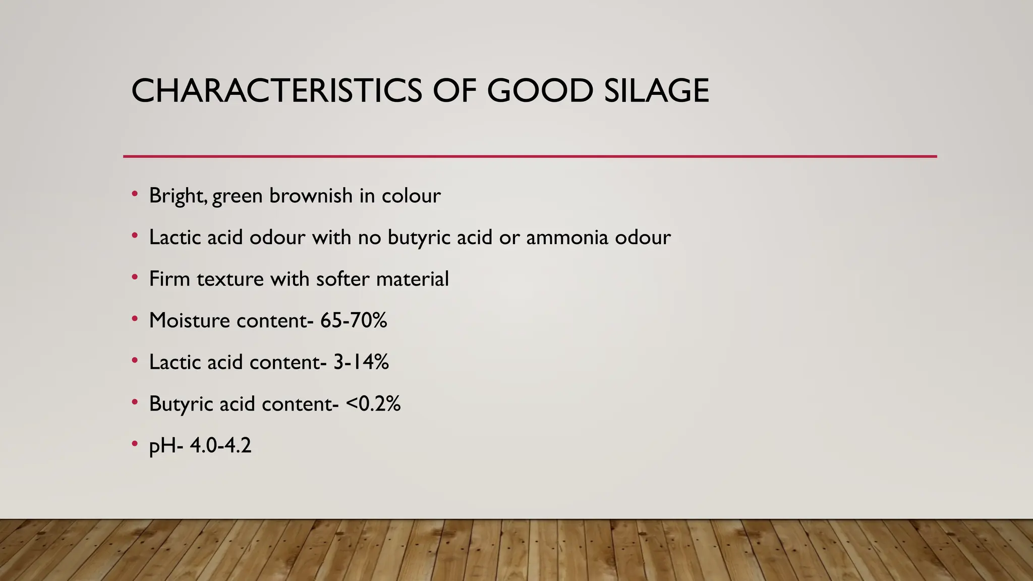 Silage production and the methods agronomics characteristics | PPTX