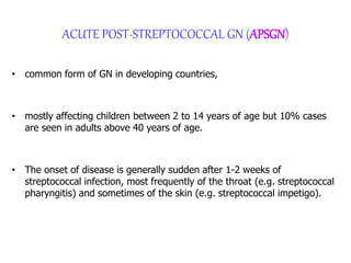 Acute Glomerulonephritis | PPTX
