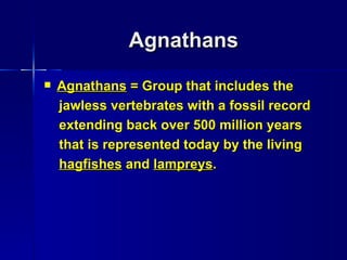 Agnathaandchondrichthyes | PPT
