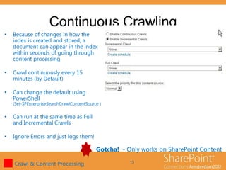 SPConnections - What's new in SharePoint 2013 Search | PPT
