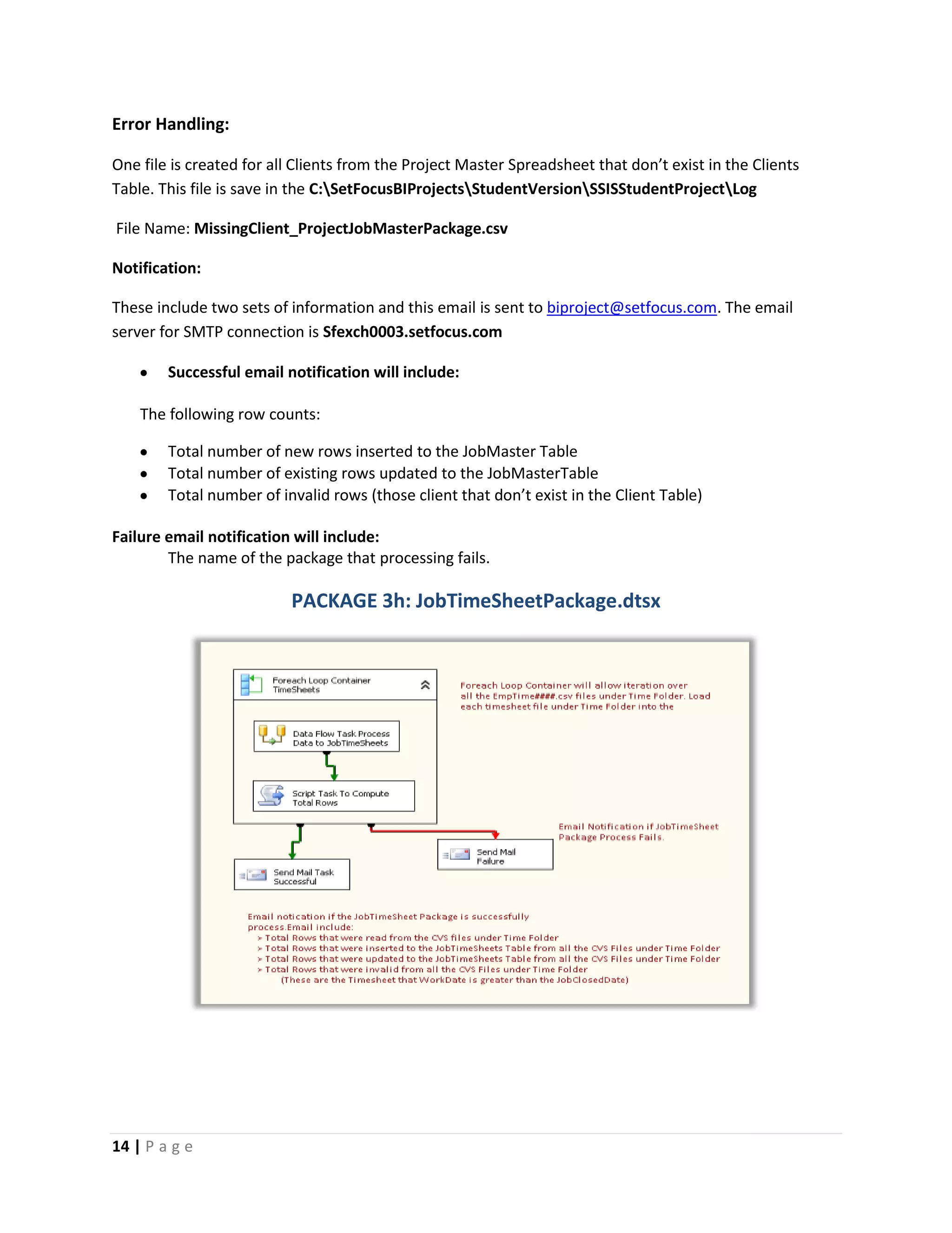 Agnes's SSIS Project Documentation | PDF