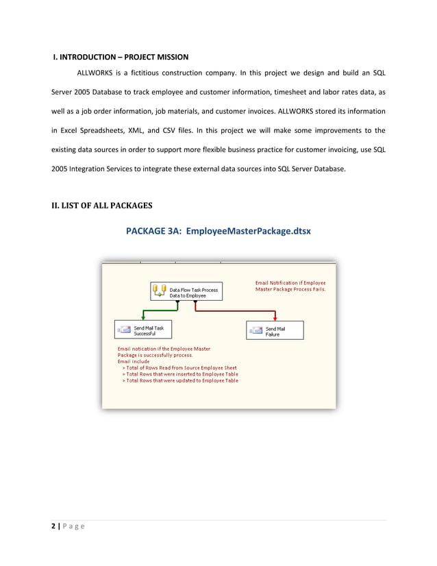 Agnes's SSIS Project Documentation | PDF