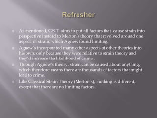 Agnew’s general strain theory | PPTX