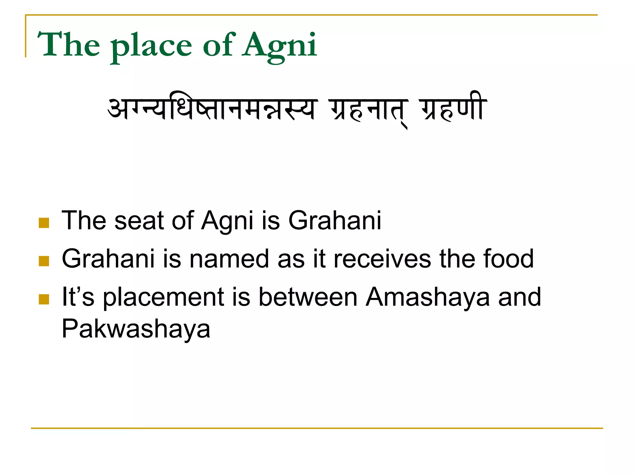Chikitsa Interpretation of Agni | PDF