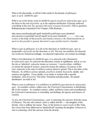 Quotes from Upanishad---vaak and three forms of agni | PDF