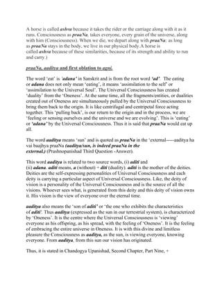 Agnihotra (Oblation to Agni the lord of fire) and five forms of Agni or ...