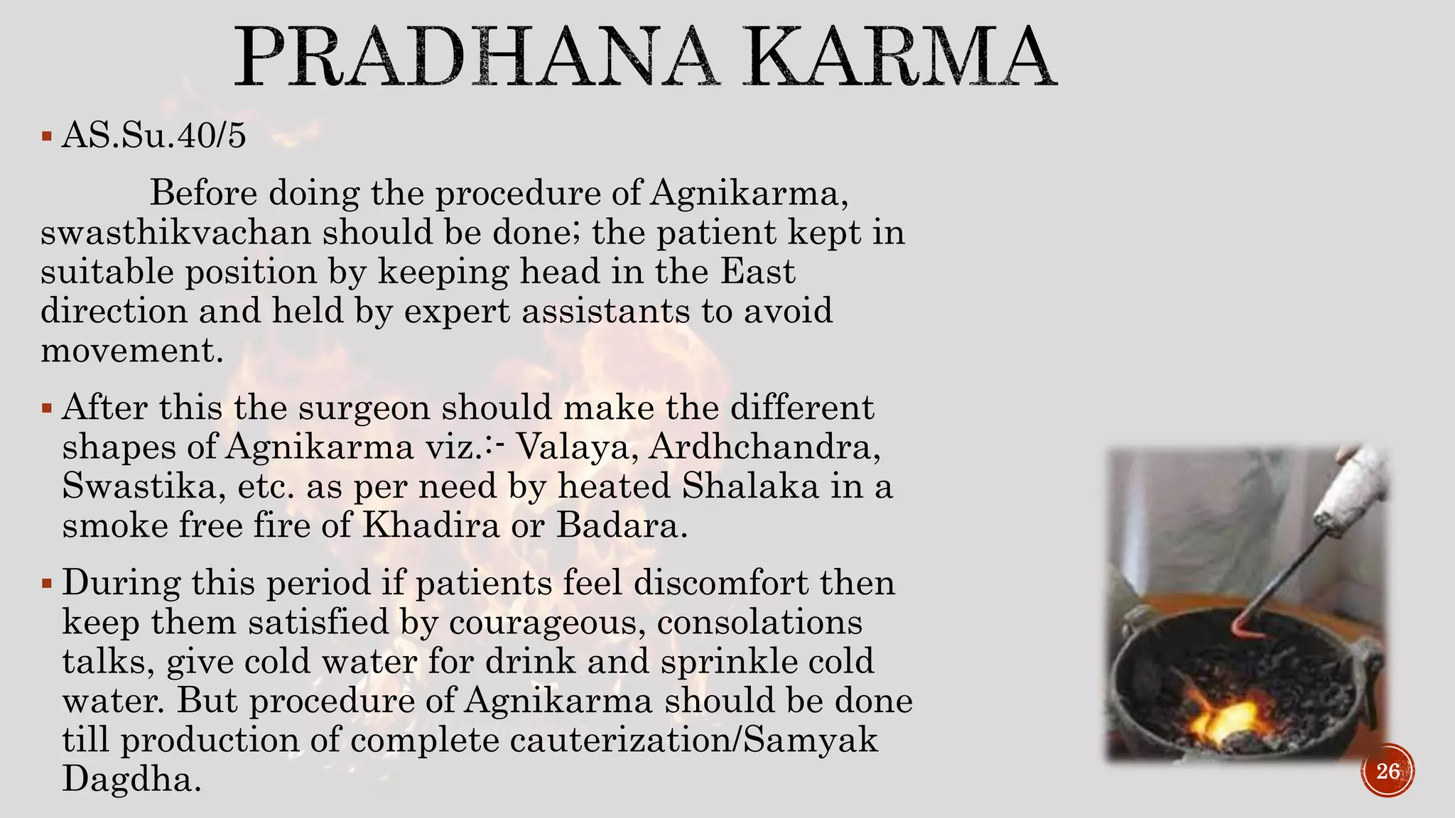 Agnikarma in shalya tantra vyadhi | PPTX