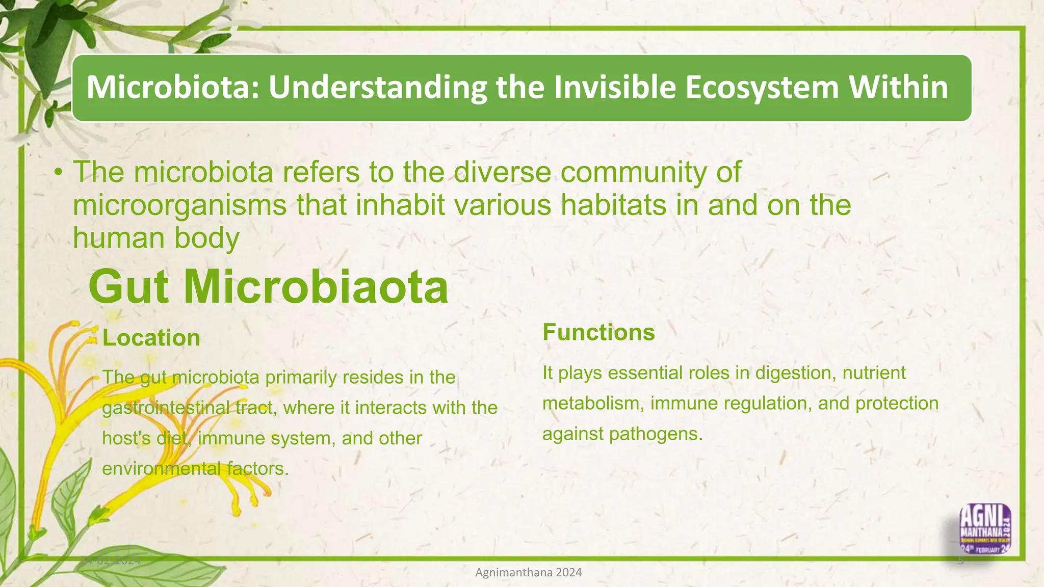 Exploring the Interplay of Gut-Brain Axis, Microbiota, and Agni in ...
