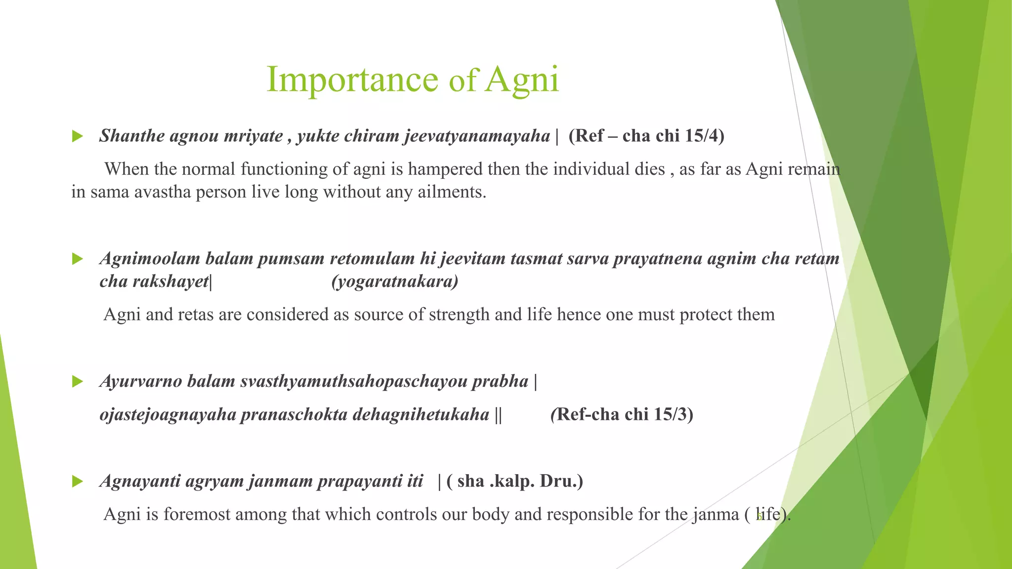 Role of agni in boosting immunity | PPTX