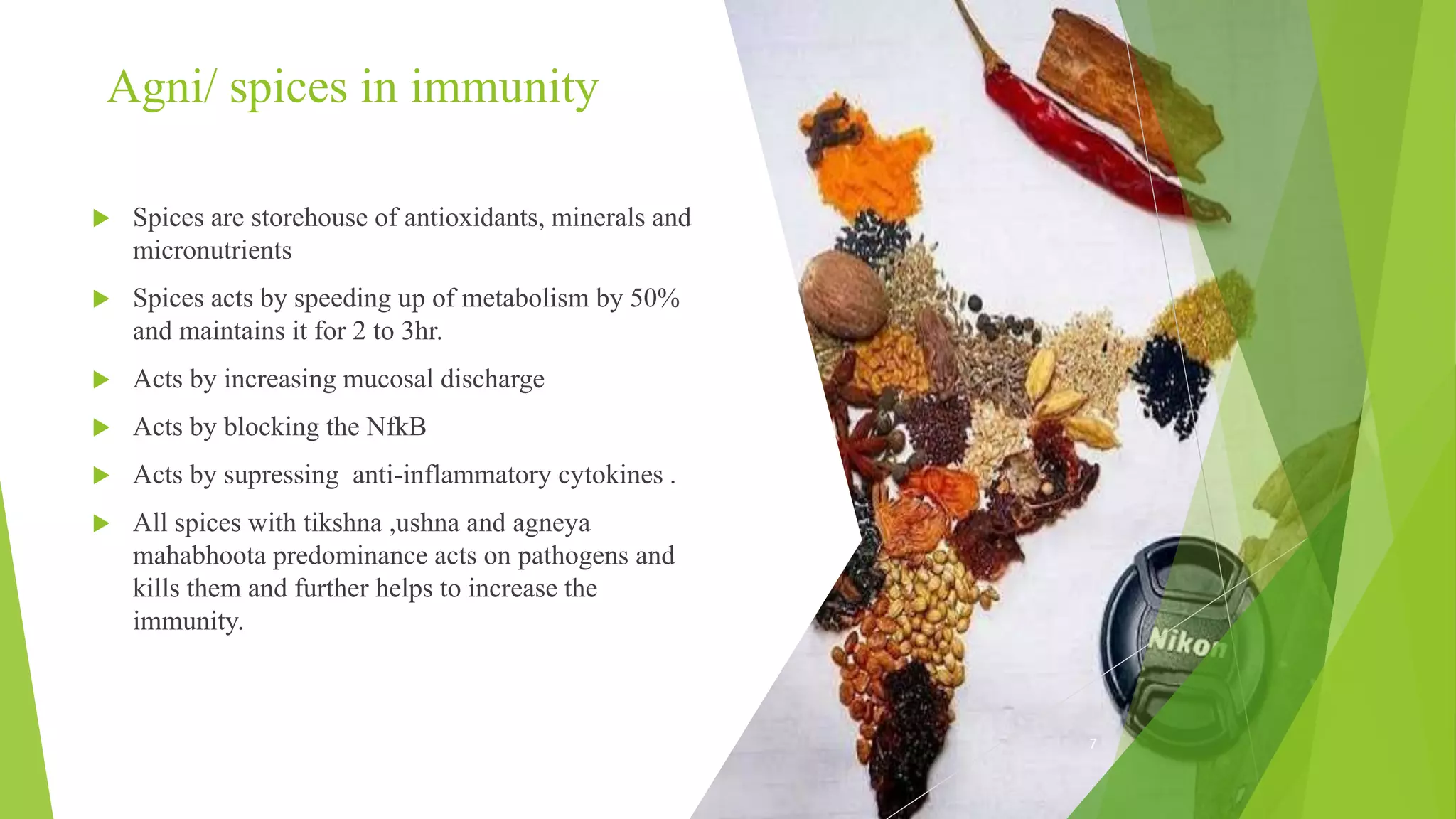 Role of agni in boosting immunity | PPT