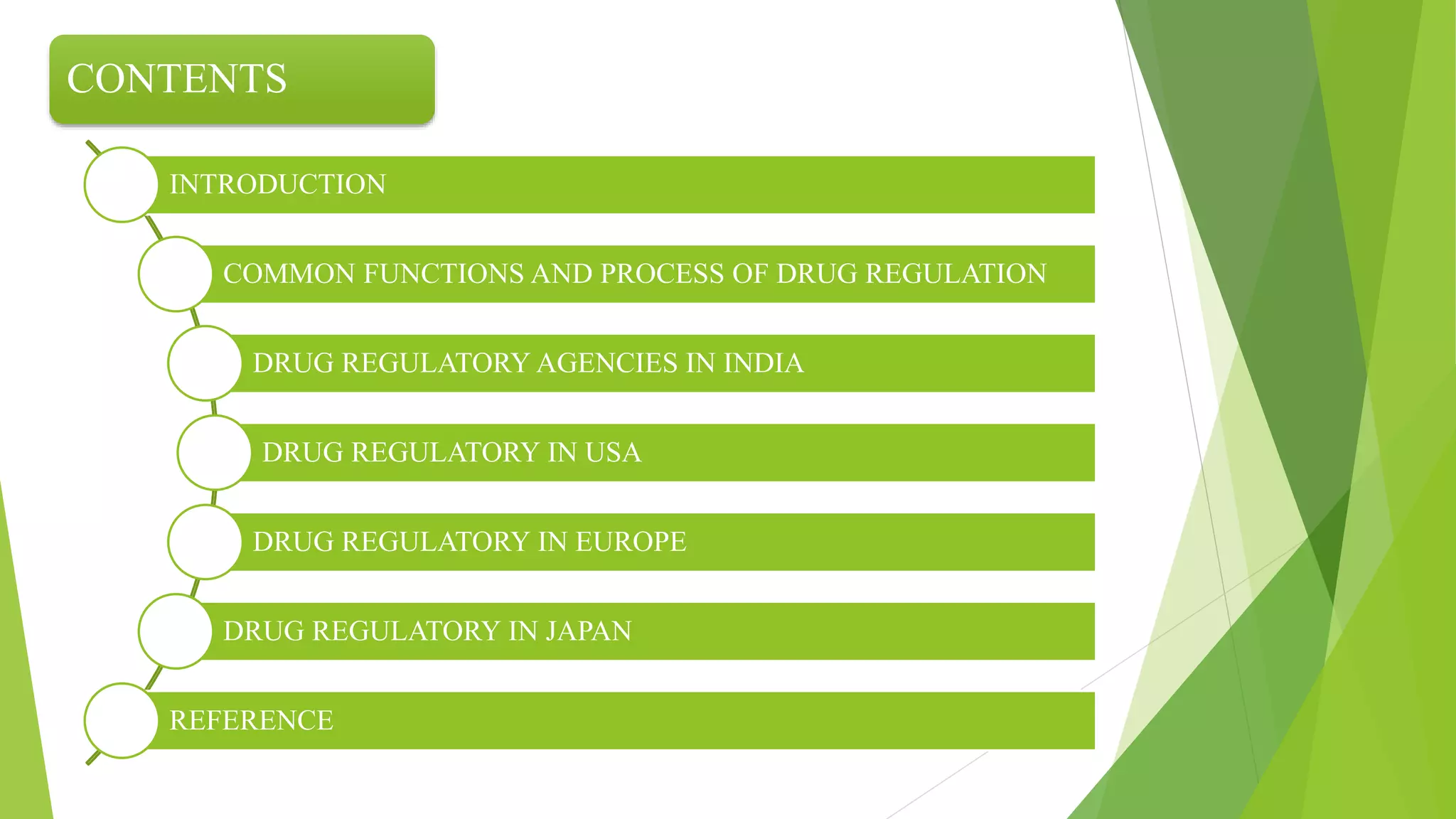 OVERVIEW OF DRUG REGULATORY AGENCIES IN INDIA, USA, EUROPE AND JAPAN | PPTX