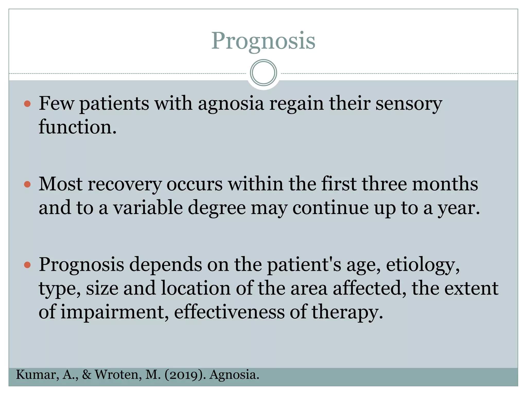 Agnosia | PPTX