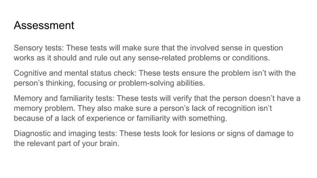 Agnosia.pdf.............................. | PPT