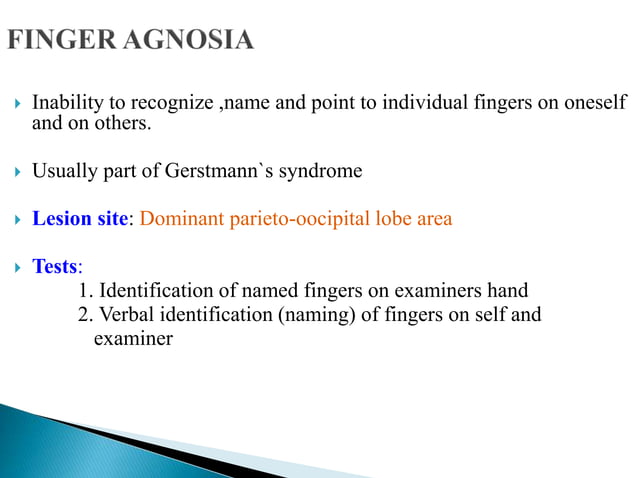 AGNOSIA | PPTX | Eye and Vision Conditions | Diseases and Conditions