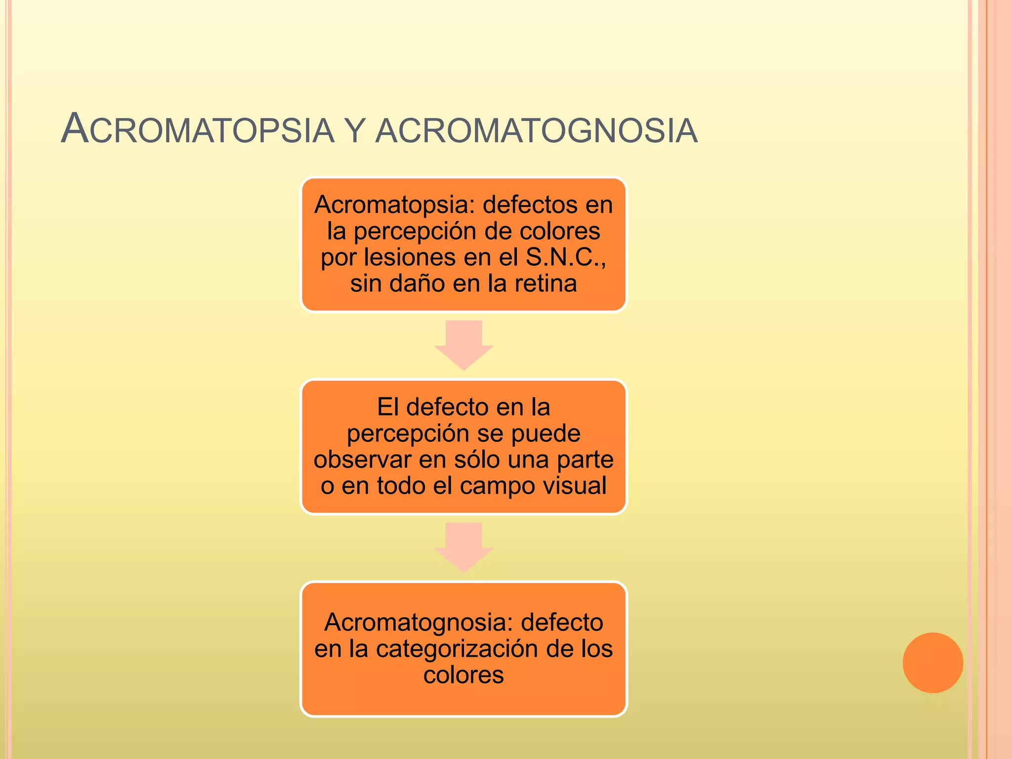 Agnosia visual (exposición) | PPTX